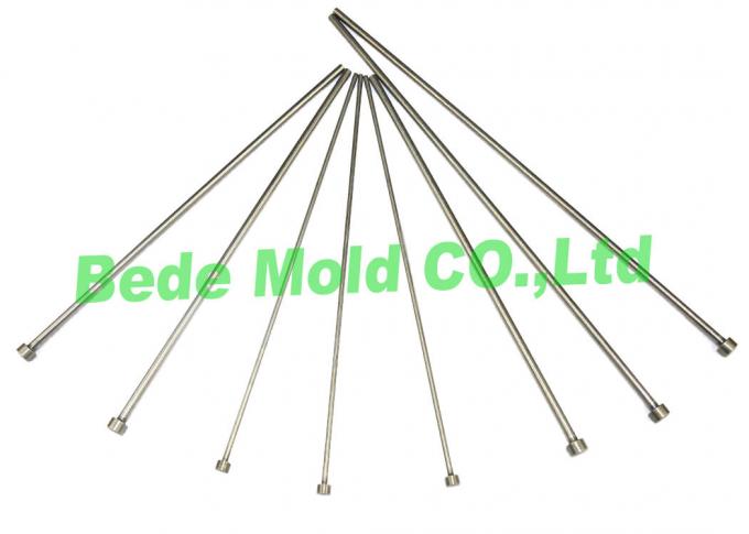 Nitrided SKD61 Straight Ejector Pins Hot Die Steel Injection Molding Pins