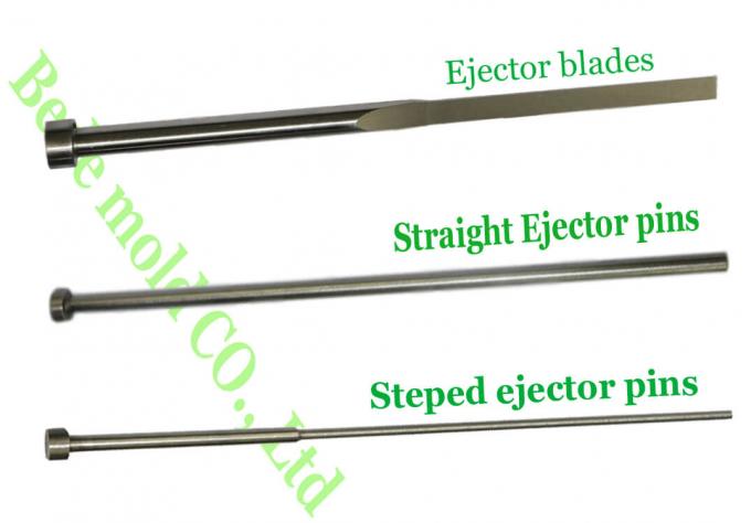 High Speed Steel Stepped Ejector Pin / SKH51 Ejector Pins Injection Molding