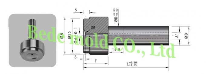 SKD61 Injection Mold Type B Sprue Bushing Heat Resistant And Wear Resistant