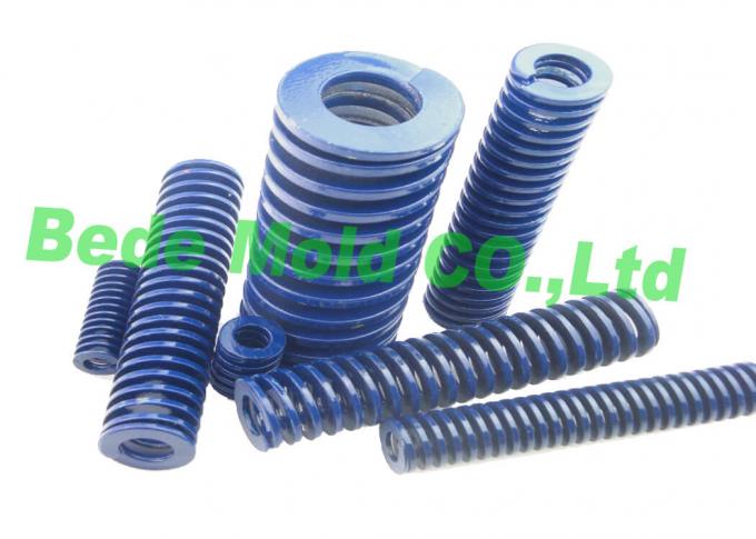 Medium Duty Blue Die Mold Spring Chromium Alloy Steel Material Customized