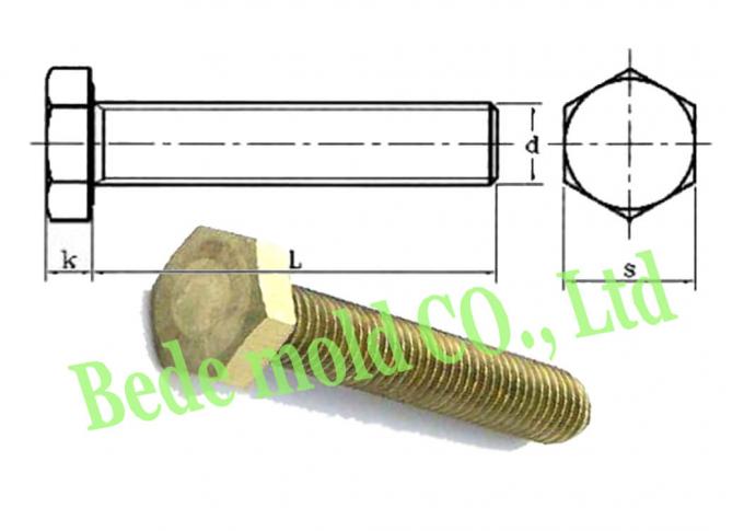 Full Thread Hex Head Bolt Screws DIN933 M4-M40 Stainless Steel A2 Materials