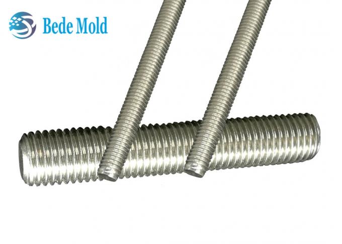 Length 1 Meter Stainless Steel Threaded Studs Bars IFI 136 Materials SS 304