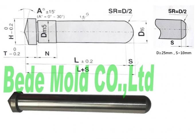 SUJ2 20Cr Angle Pins injection Mold Components 58~62HRC