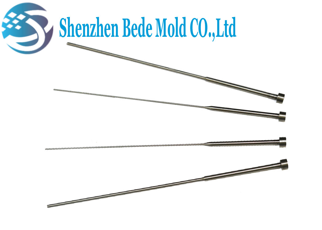 Non Standard Die Ejector Pins Precision Mold Parts Nitrided
