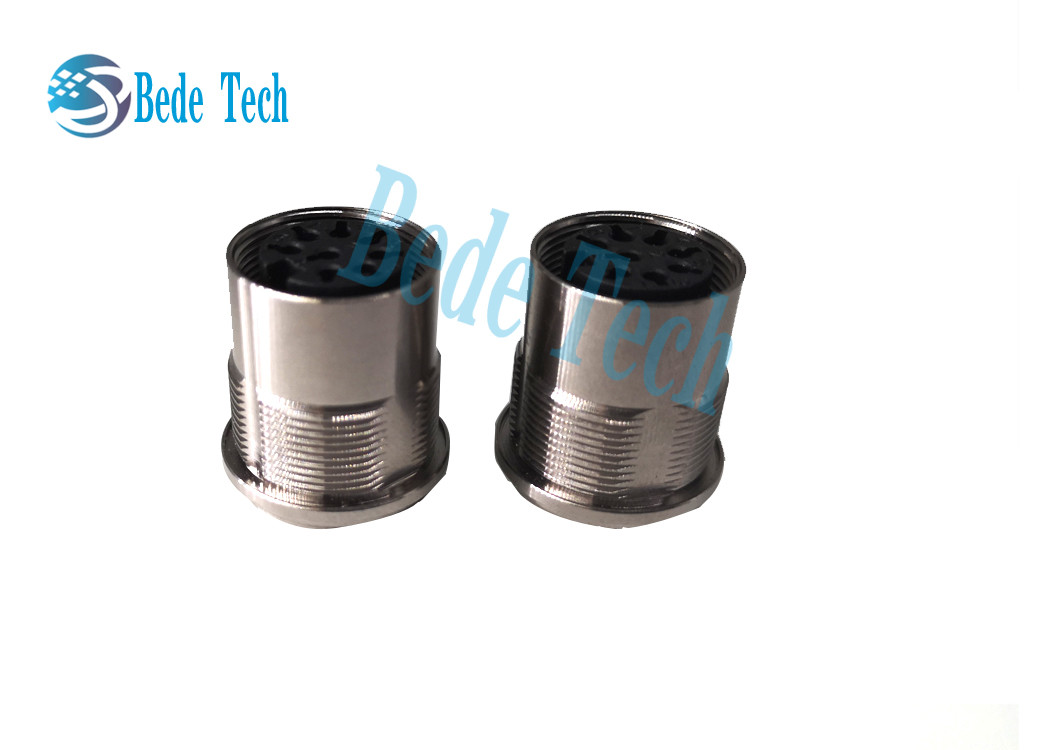 IP 65 AISG Socket AISG Connector Antenna Control Line Component Black Color